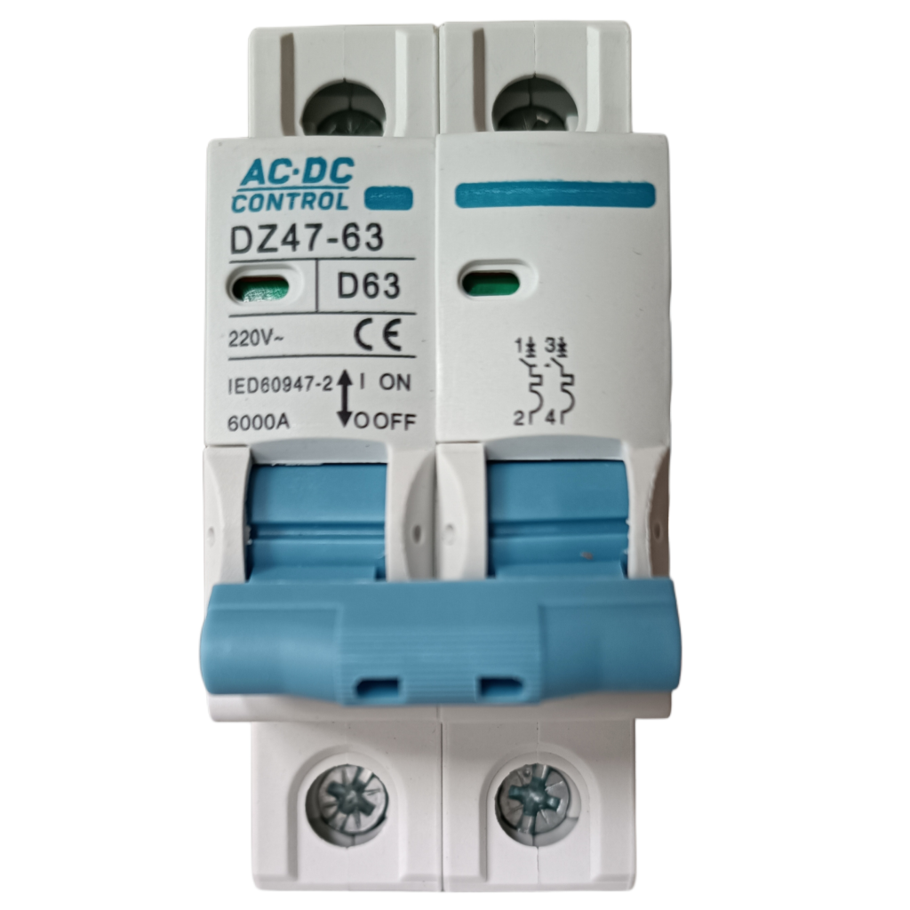 BREAKER RIEL DIN 2 POLOS – ACDC CONTROL